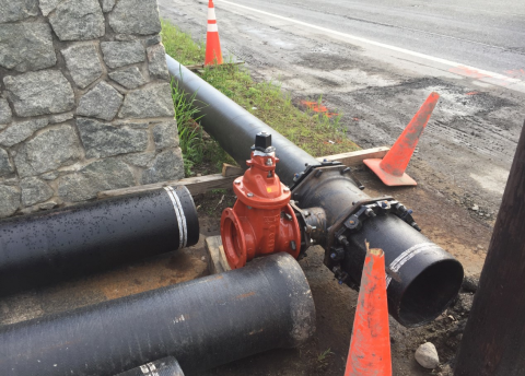 Route 1 Reinforcing Water Main